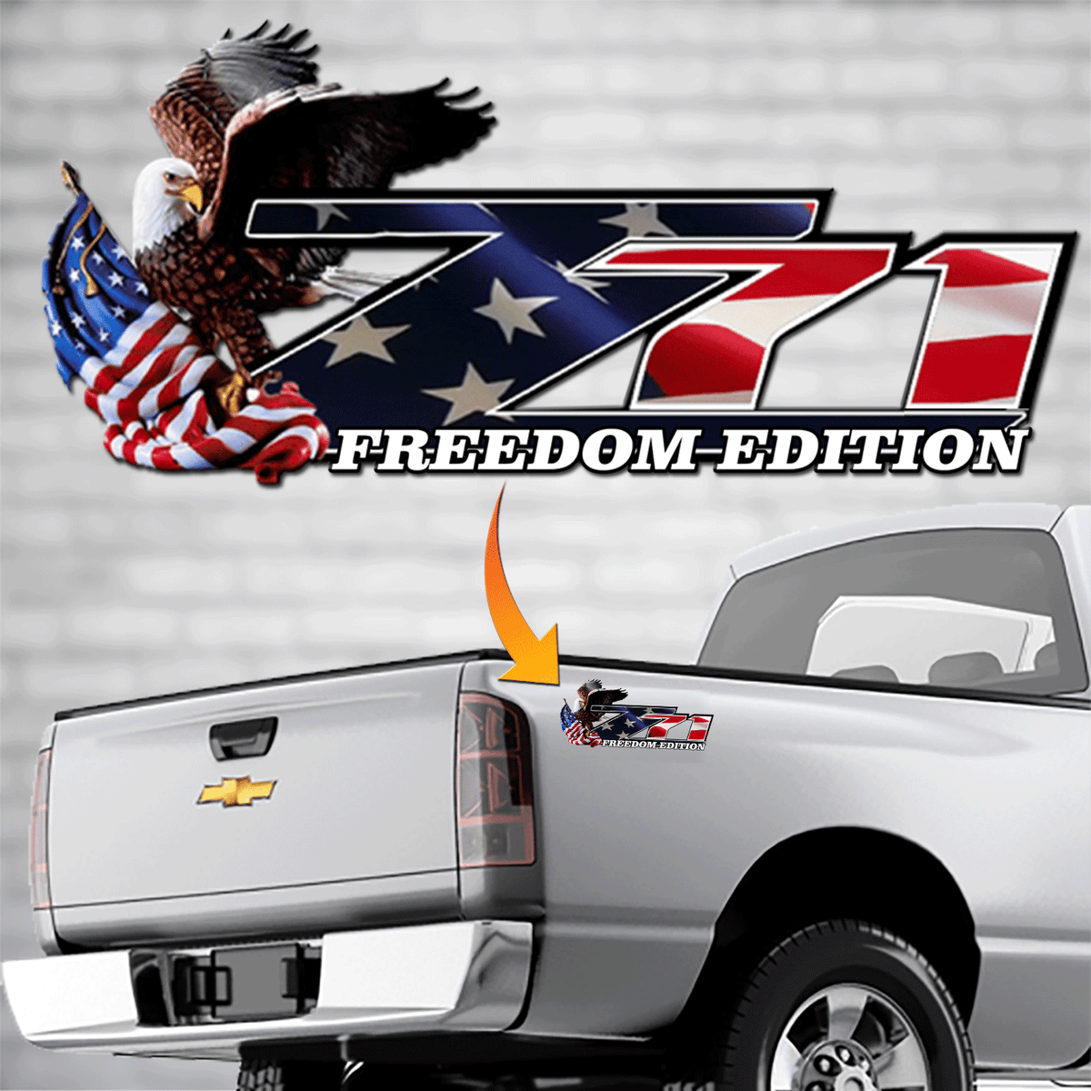 z71 Freedom Decal – Gift Shop City